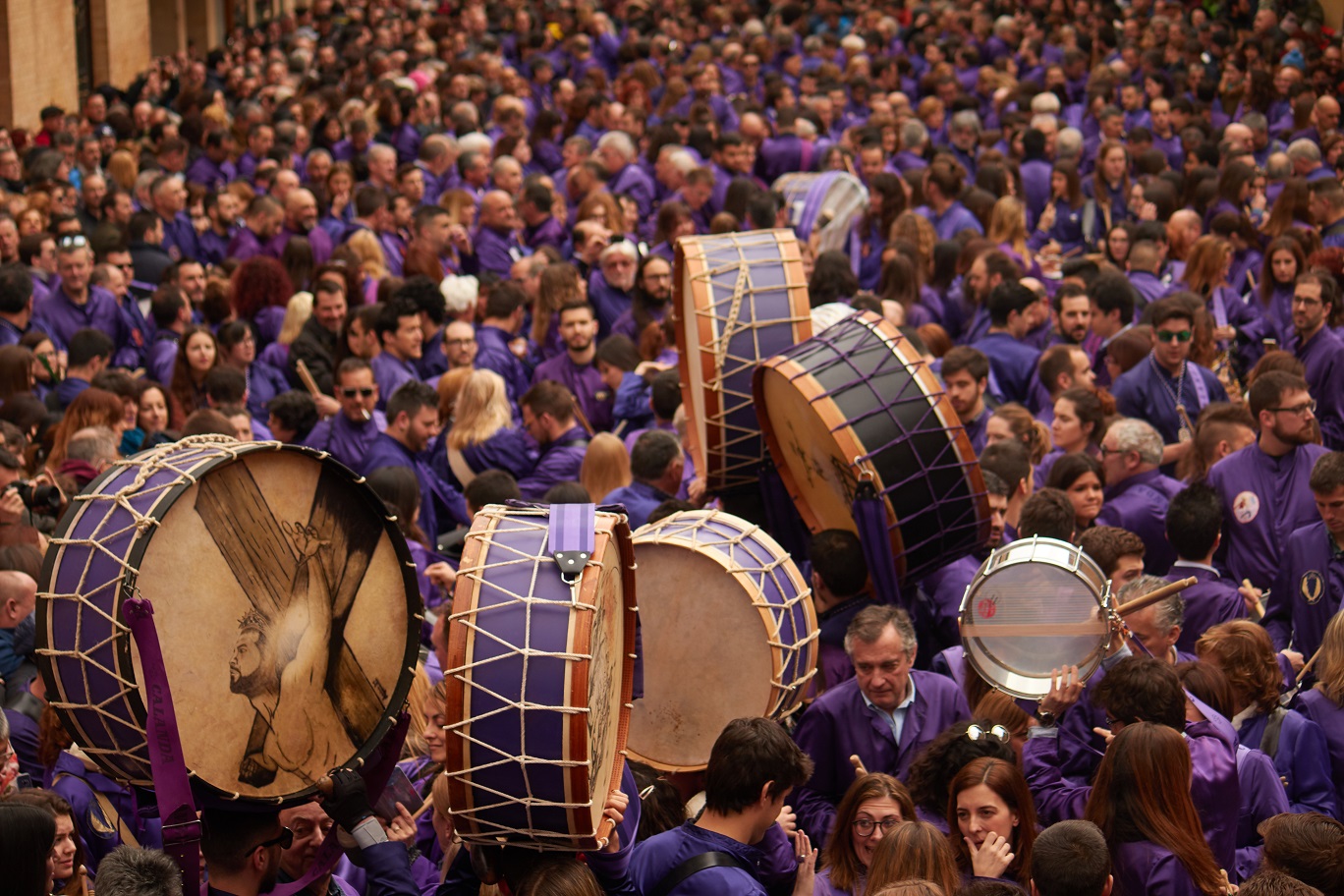Rompida de la Hora de Calanda en 1974 – Cofradía Jesús Nazareno de Calanda